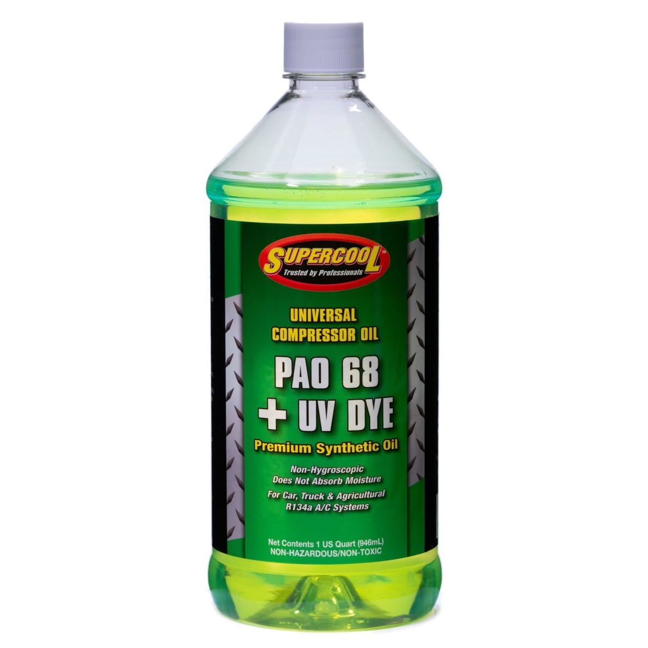 PAO 68 Viscosity Synthetic Lubricant with UV Dye Quart - TSI Supercool