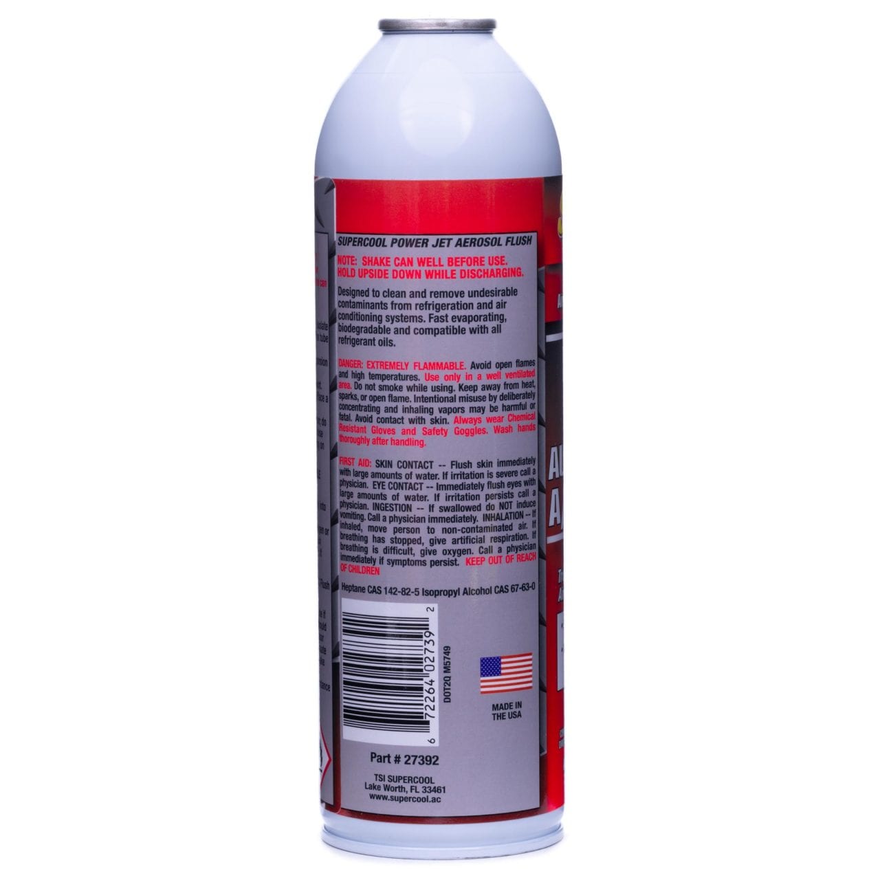 Power Jet Aerosol Flush Cannister 15oz - TSI Supercool
