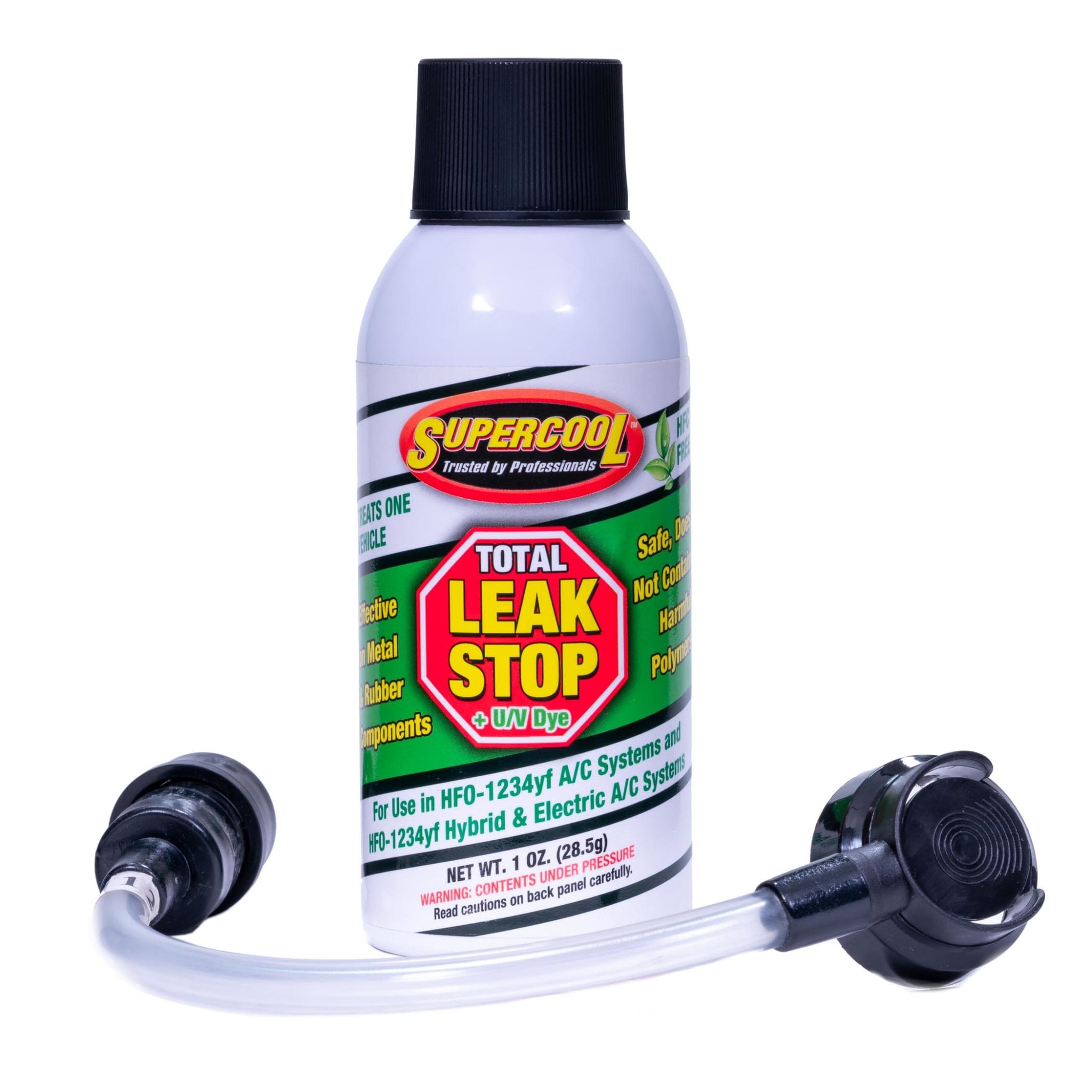 1234yf Total Leak Stop + UV Dye with Applicator Hose 1oz - TSI Supercool