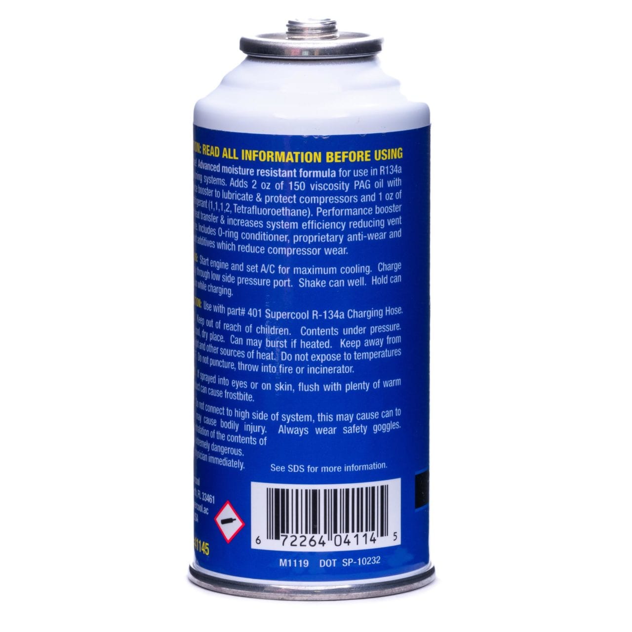 PAG 150 Oil Charge with Performance Enhancer 3oz - TSI Supercool