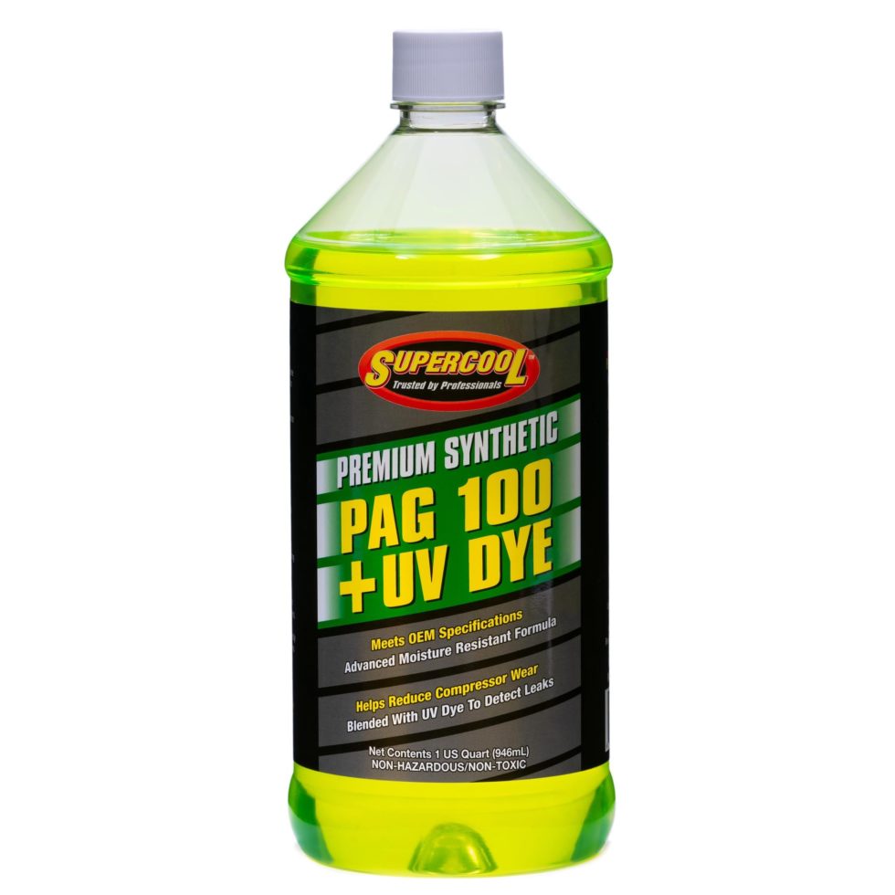 PAG Oil 100 Viscosity with U/V Dye Quart - TSI Supercool