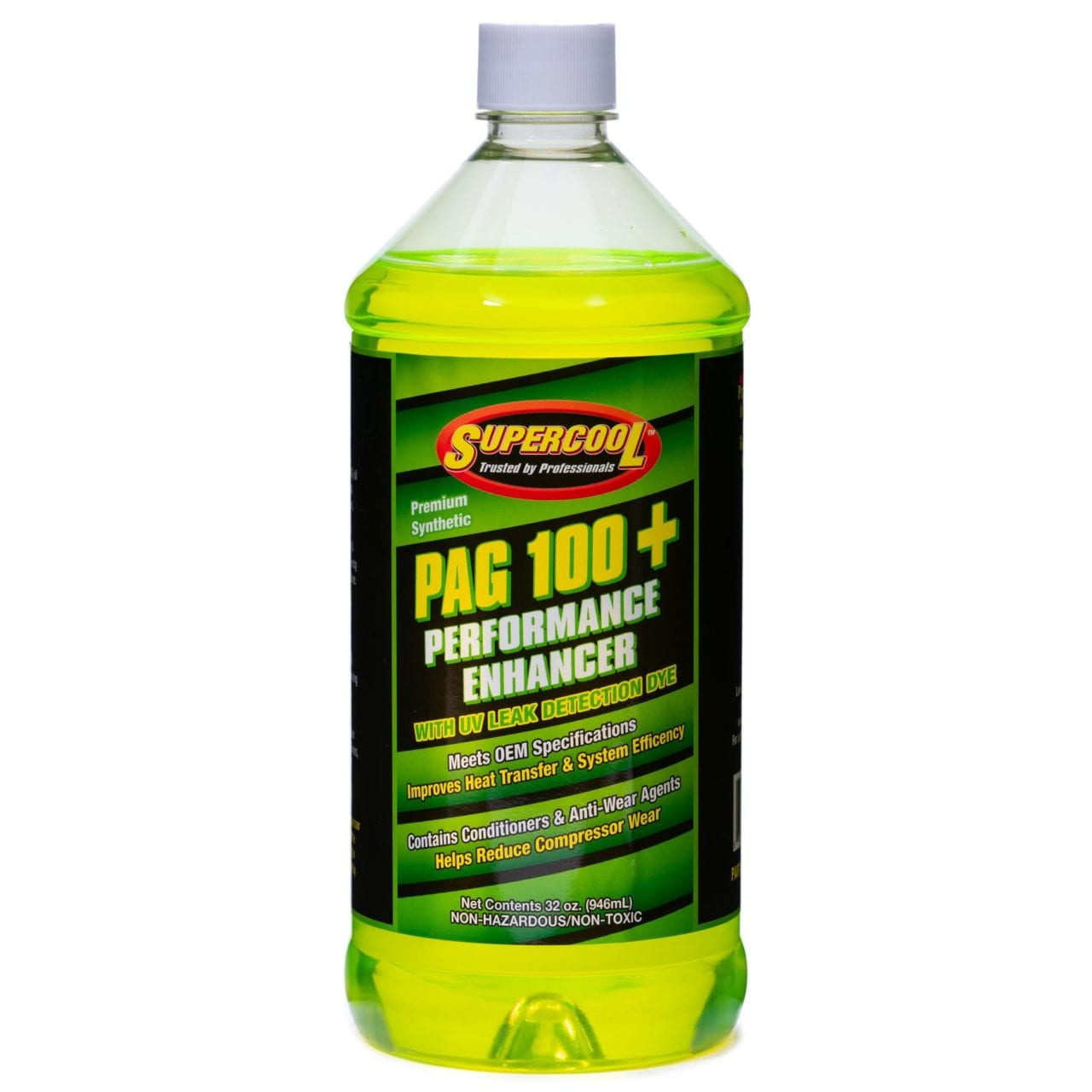 PAG Oil 100 Viscosity with Performance Enhancer & U/V Dye Quart - TSI ...