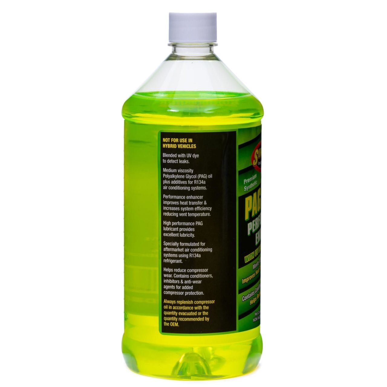 PAG Oil 100 Viscosity with Performance Enhancer & U/V Dye Quart - TSI ...