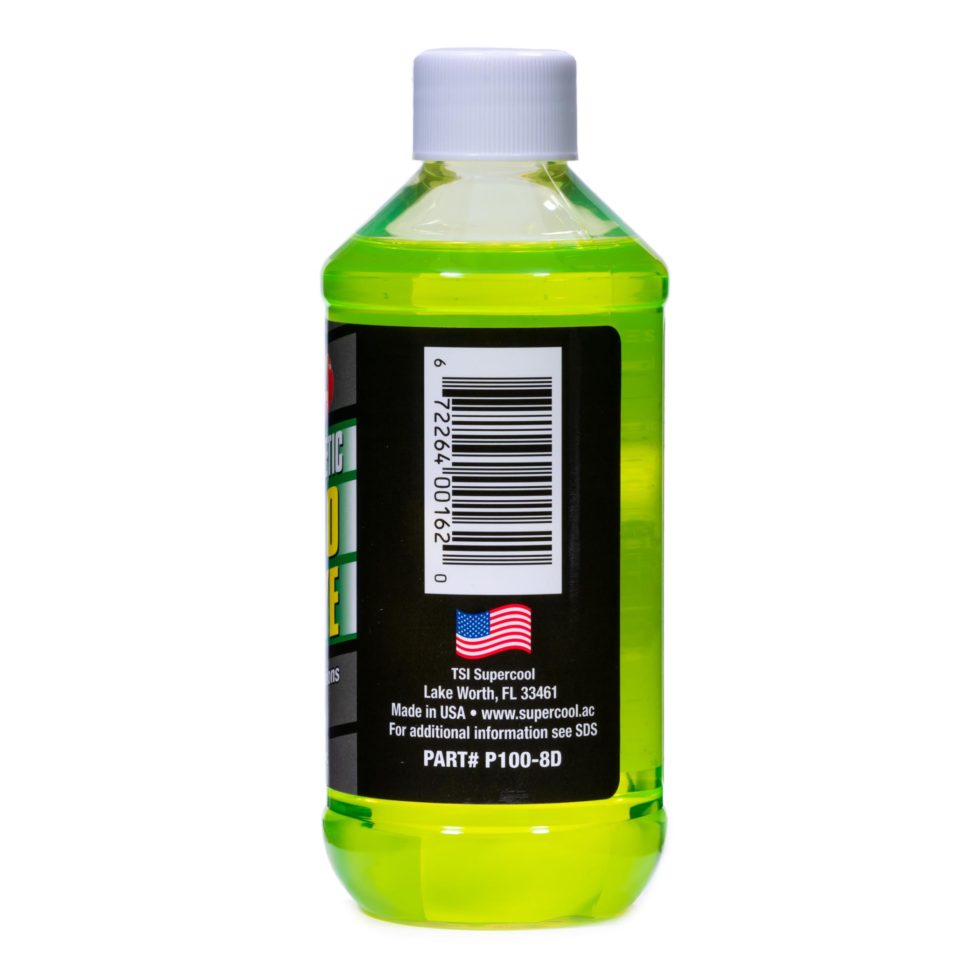 PAG Oil 100 Viscosity with U/V Dye 8oz - TSI Supercool