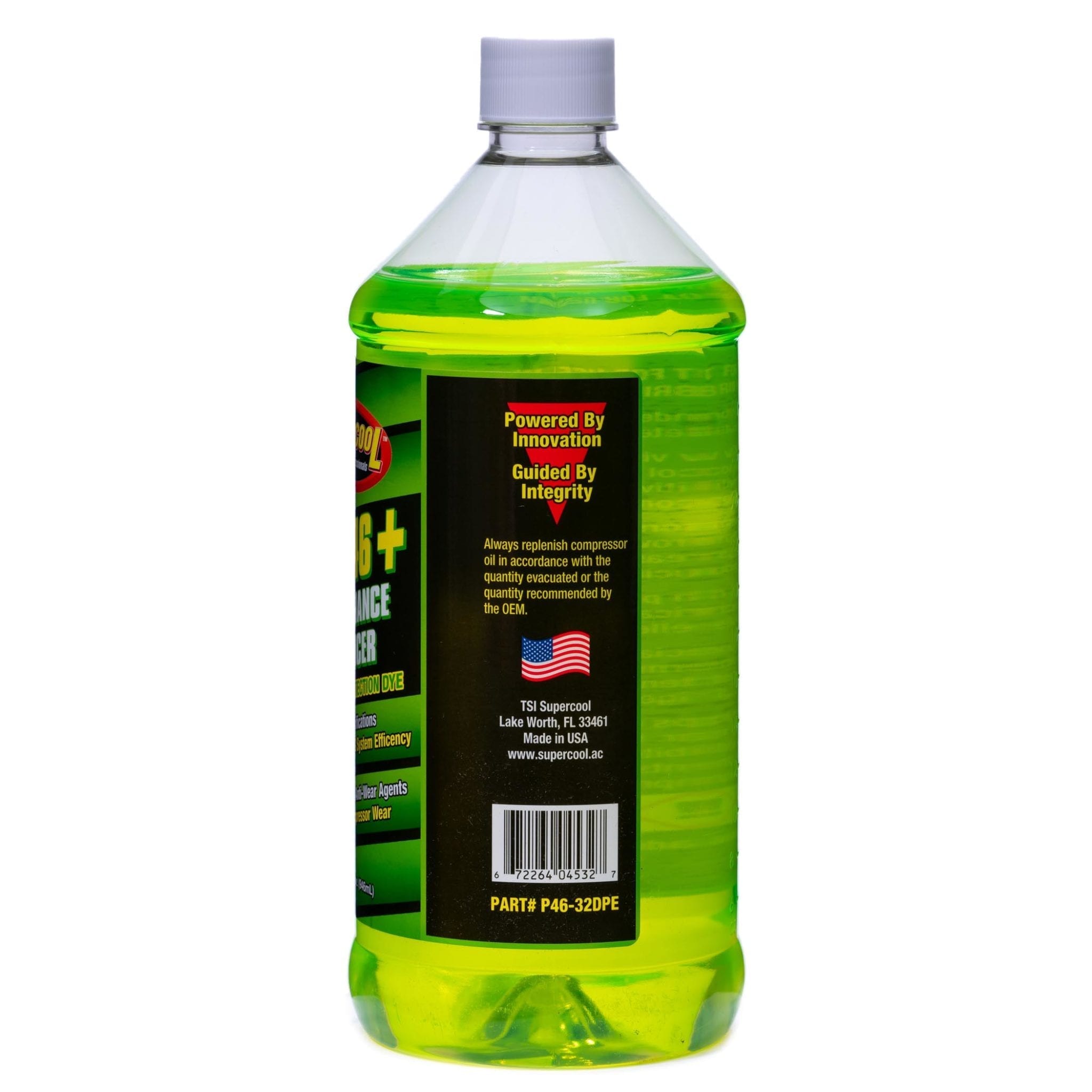 PAG Oil 46 Viscosity with Performance Enhancer & U/V Dye Quart - TSI ...