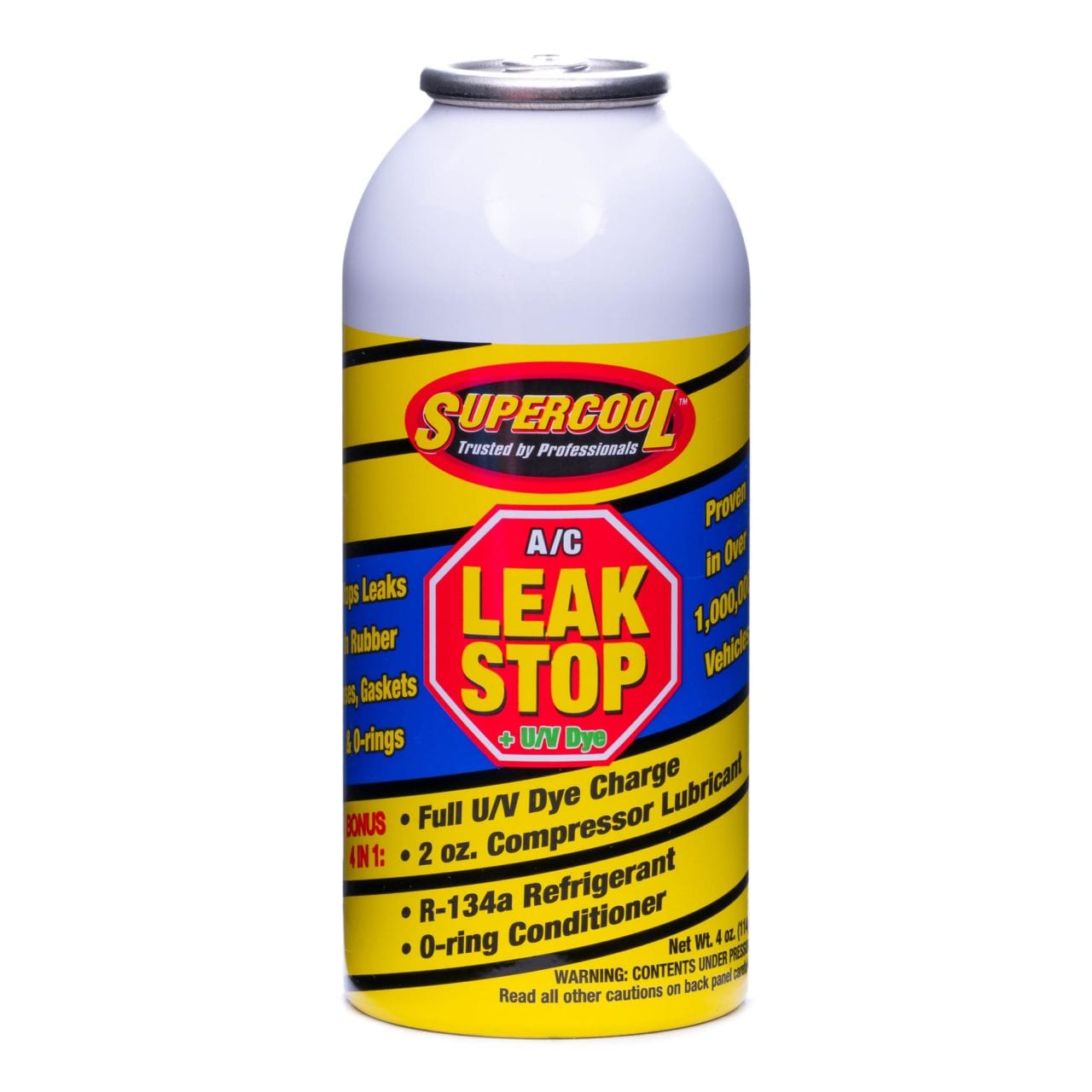 R134a Seal Leak Stop with UV Dye 4oz - TSI Supercool