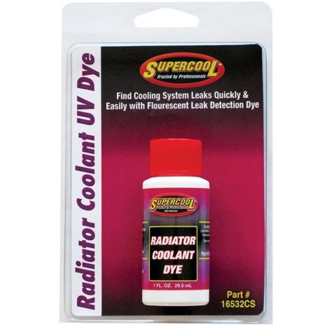 Radiator UV Coolant Dye in Clamshell) 1oz - Single Application - TSI ...