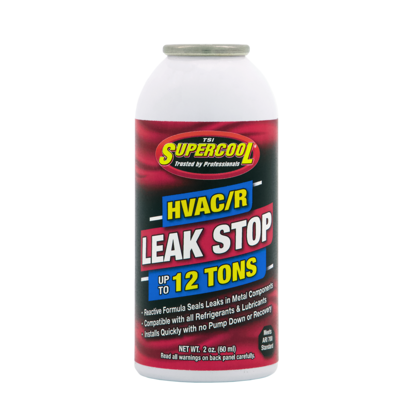 HVAC REACTIVE FORMULA LEAK STOP AEROSOL TREATS UP TO 12 TON UNIT - 2 oz ...